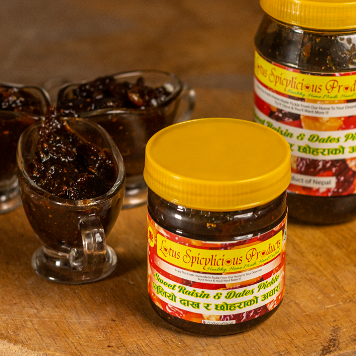 Guliyo Dakh ra Chohara Ko Achaar - Homemade Sweet Raisins & Dried Dates ...