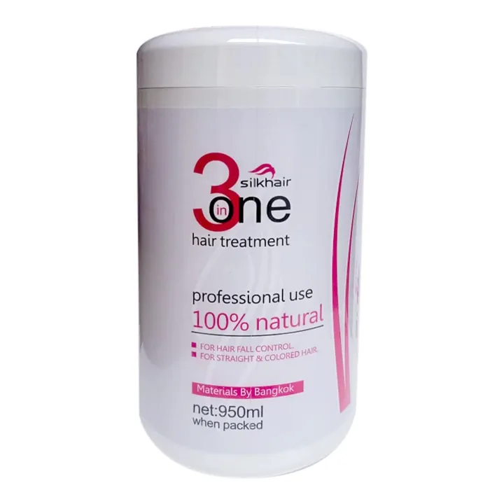 Silkhair 3 In 1 Natural Professional Use Hair Treatment For Damaged/Coarse Hair 950Ml | Daraz.com.np