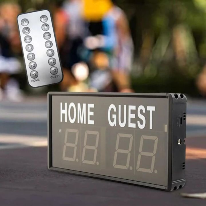 New Portable Digital Scoreboard LED Multiple Sports Electronic ...