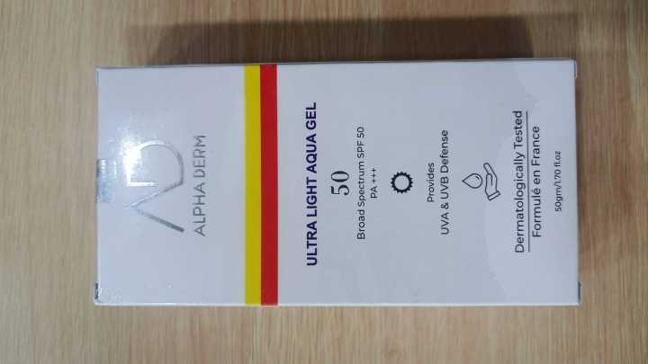 Alpha Derm Ultra Light Aqua Gel Sunscreen | Daraz.com.np