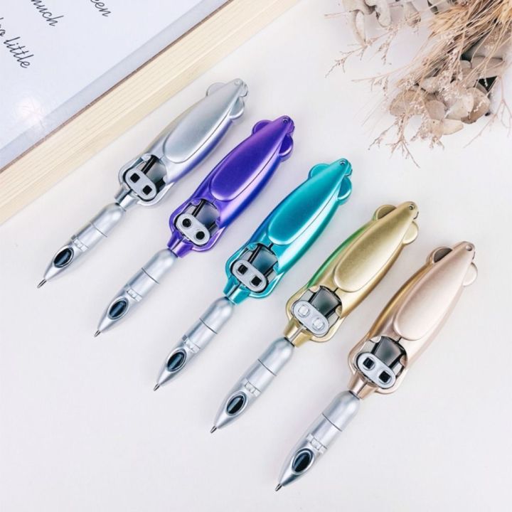 Black Gel Pen ABS Students Robotic Pen Squid Appearance Multifunction ...