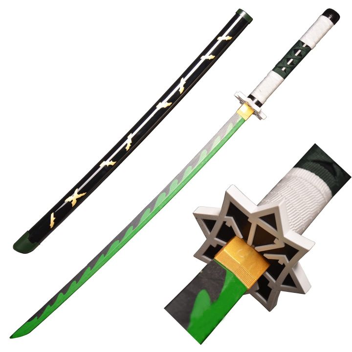 Anime Blade 104cm Long Wooden Blade | Anime Character Sanemi ...