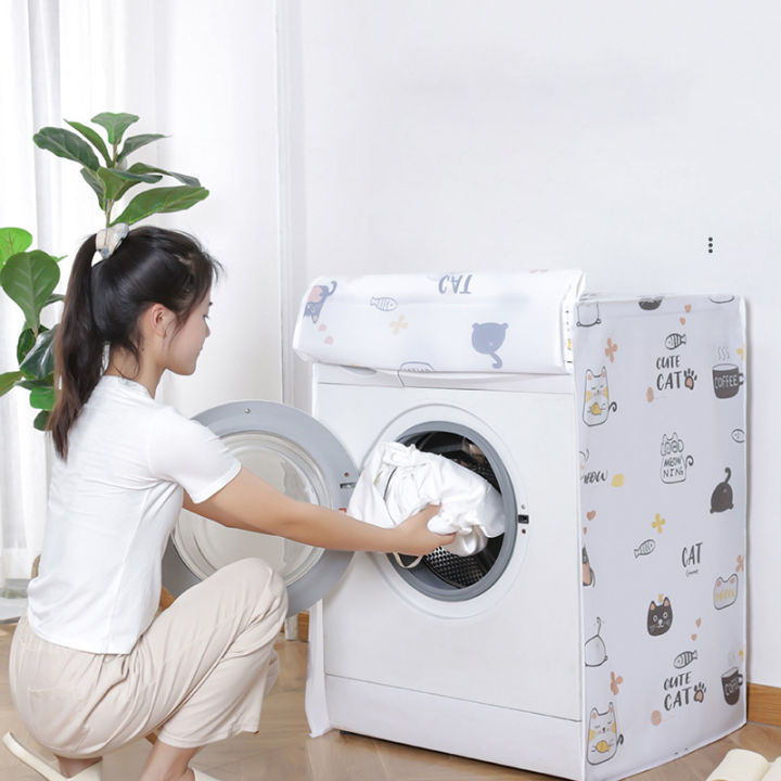 Waterproof Washing Machine Cover – Dustproof Protective Cover for Front ...