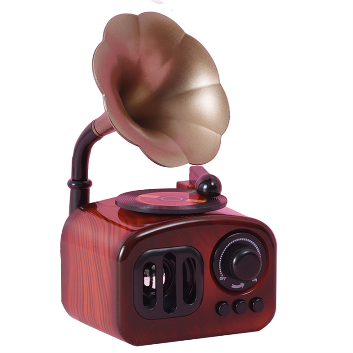 Retro Phonograph Shape Music Box Classical Art Decor Music Box | Daraz ...