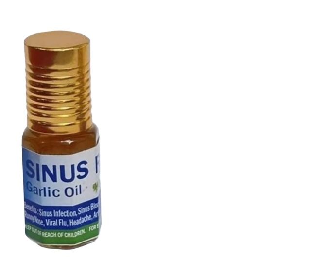 Sinus Free Oil 5ml Garlic Oil For Forhead Sneezing Runny Nose Swollen ...