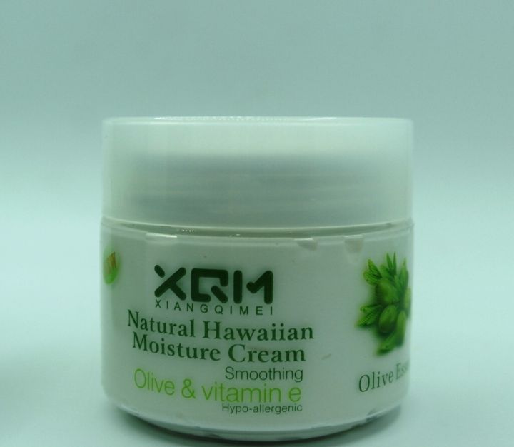 XQM Natural Hawaiian Moisture Cream-Soothing Olive & Vitamin E 50ml ...