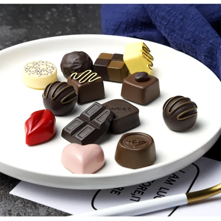 Home Decoration Refrigerator Chocolate Magnetic Cake Message Sticker ...