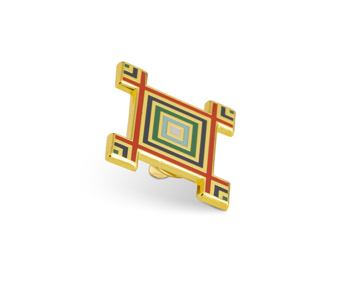 Silam Sakma Badge (Lapel Pin) | Symbol of Protection & Limbu Identity ...