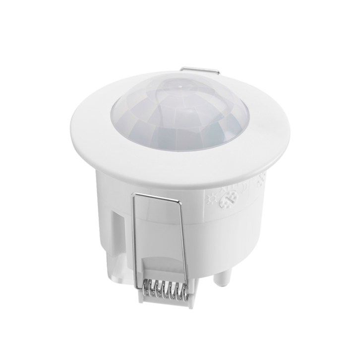 CGearuppt 110V-220V 360° Infrared Recessed PIR Ceiling Motion Sensor ...