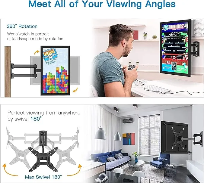 Folding TV Wall Mount X-200 (17"/42") | Daraz.com.np