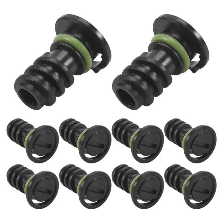 Engine Oil Pan Drain Screw Plug Plastic (Green Apron) 10PCS | Daraz.com.np