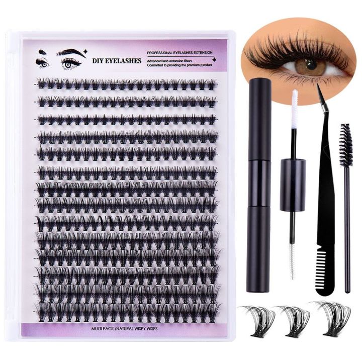 280 Pcs Self Application DIY at Home DIY Lash Extension Kit Wispy ...
