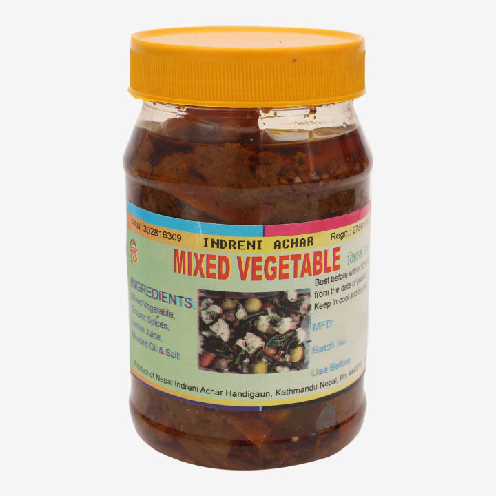 Indreni Achar Mix Vegetable Pickle 400G | Daraz.com.np