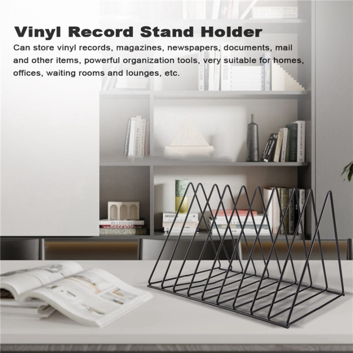 Vinyl Record CD Magazine Storage Rack Album Display Rack ...