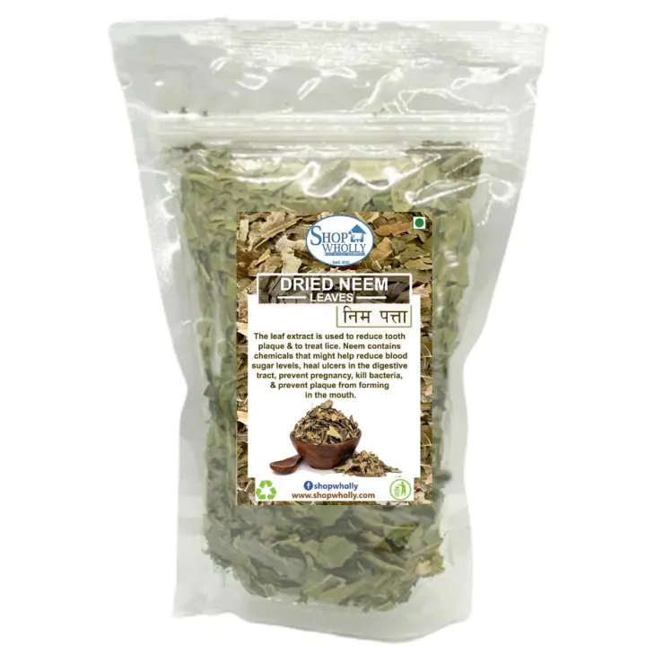 ShopWholly Premium Dry Neem Leaf – 100% Natural Herbal Leaves for ...