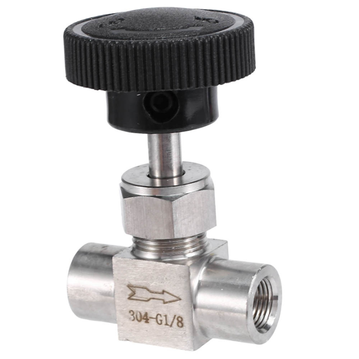 1/8 Inch BSP Equal Female Thread Flow Control Shut Off Needle Valve ...