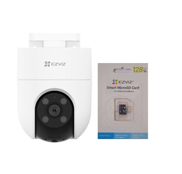 Hikvision Ezviz H8C 2MP PTZ Outdoor ColorVu Wireless/Wired IP Camera ...