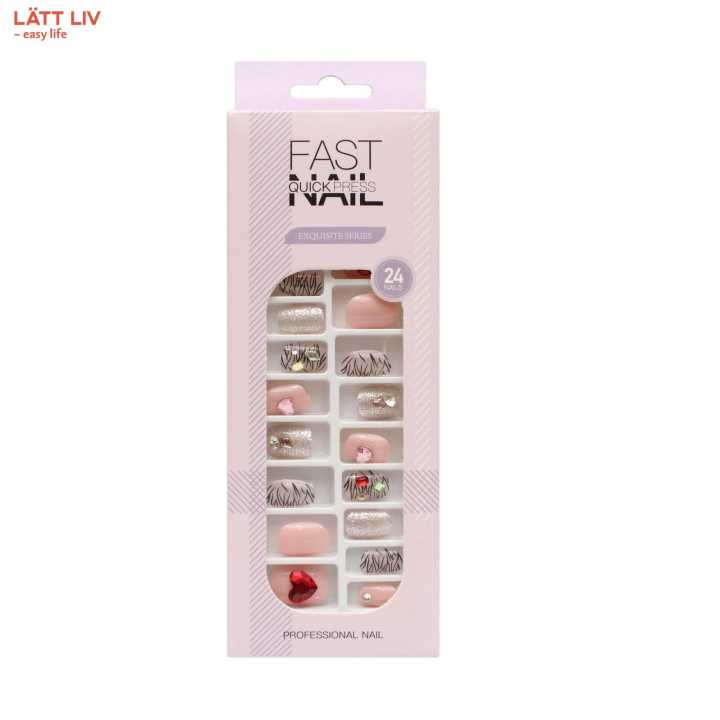 Latt Liv Exquisite Series Artificial Nails for Women 24 Pcs | Daraz.com.np