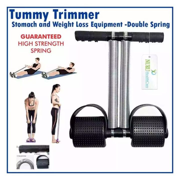 Tummy Trimmer Stomach And Weight Loss Equipment -Double Spring | Daraz ...