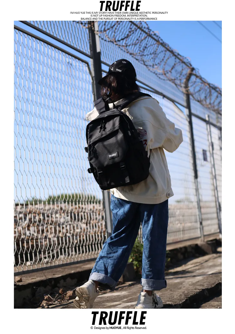 Truffle Soft Trendy Backpack 16" Laptop Storage Unisex T2295 (l) | Jeevee