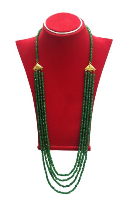 Green Stone Heavy Chandra Haar Mala For Women | Daraz.com.np