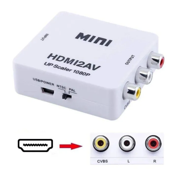 Mini Hdmi2Av Hd Video Converter | Daraz.com.np