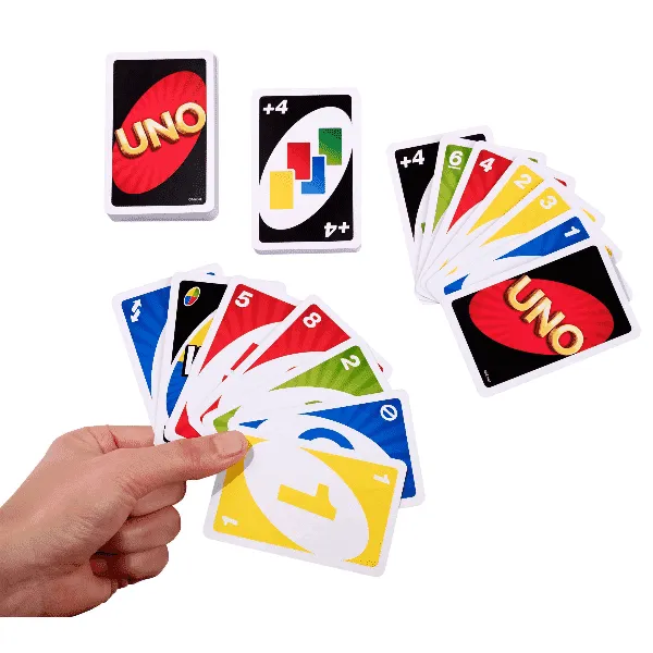 UNO The Classic Playing Card Game | Travel Friendly UNO Classic Card ...