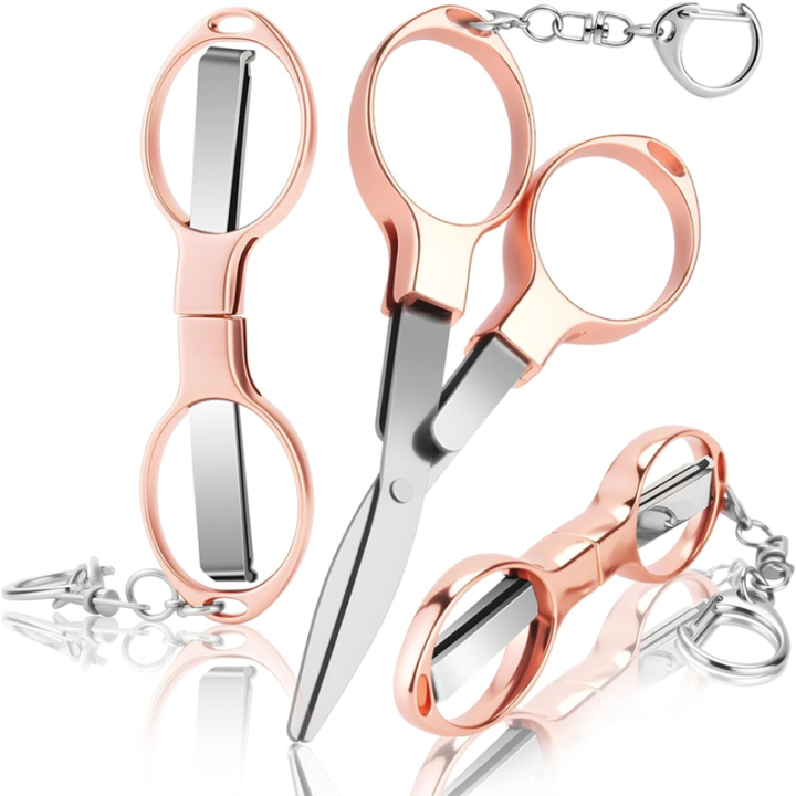 Travel Office,Crafts Safe Foldable Pocket Scissors 3 Pieces, Folding ...