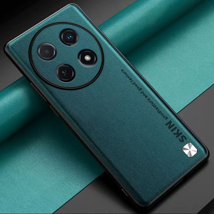 Vantime Case for Huawei nova 12i Luxury PU Soft Rubber Frame Shockproof ...