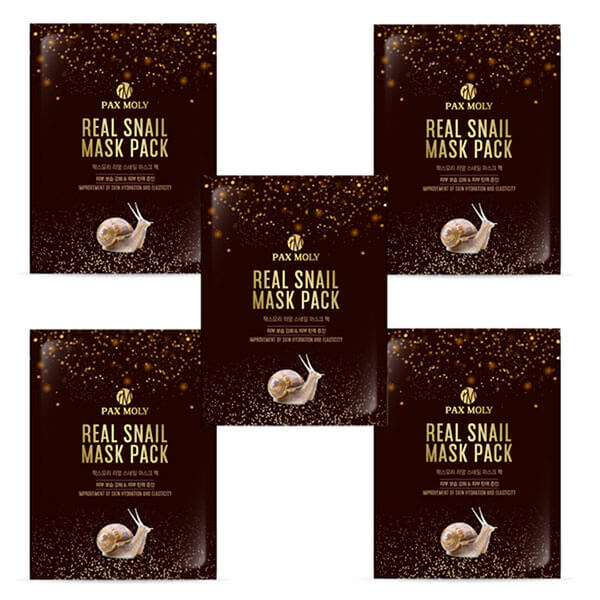 Pax Moly Korea Real Snail Mask Pack – 5 Sheet Set | Daraz.com.np
