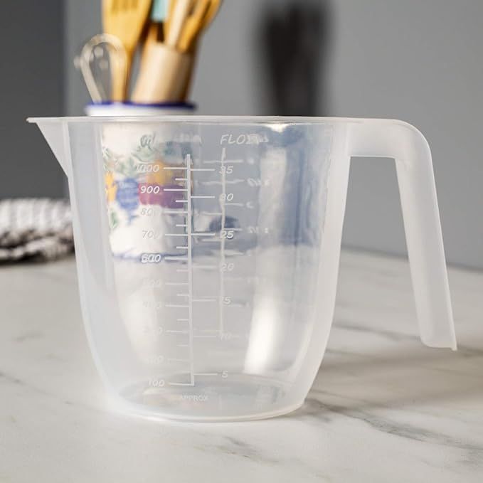 KPS Transparent Measuring Jug Mug 500 ml / ML / 0.5 Litre Liter with ...