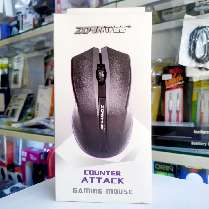 Zornwee Counter Attack Wired Gaming Mouse Comfortable Quality Textured | Daraz.com.np
