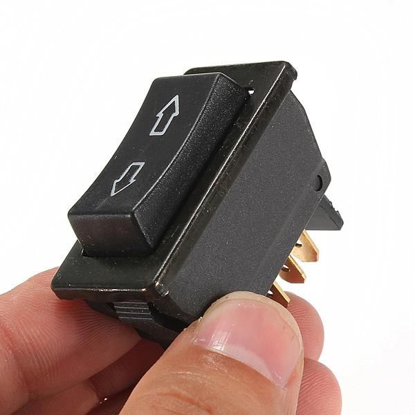 Universal DPDT 5 Pins Plastic 12V 20A Auto Car Power Window Control ...