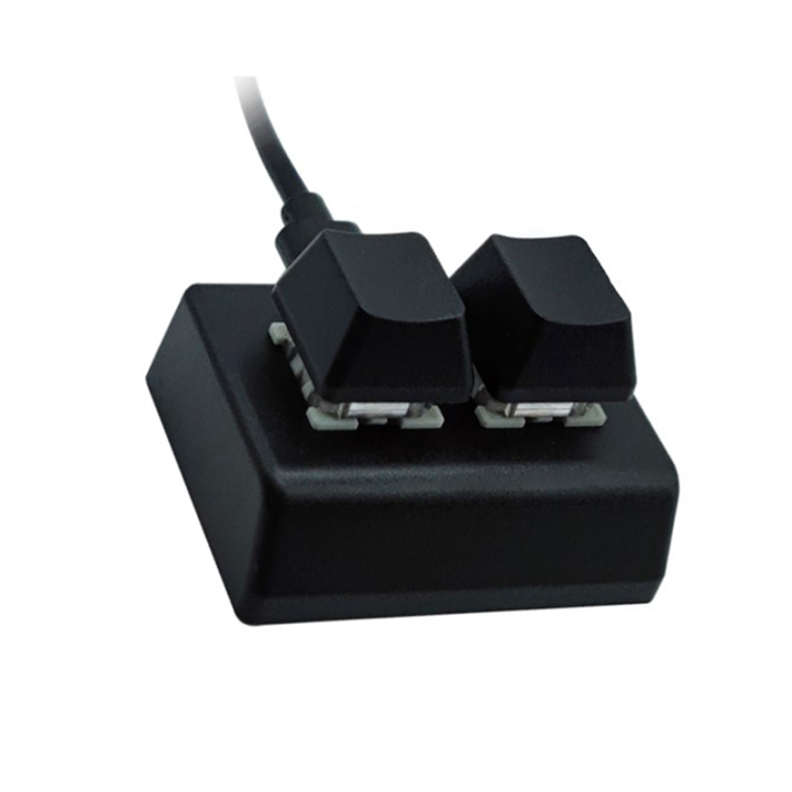 ARELENE 2 Keys Macro Programming Keyboard RGB Mini Keyboard Gaming ...