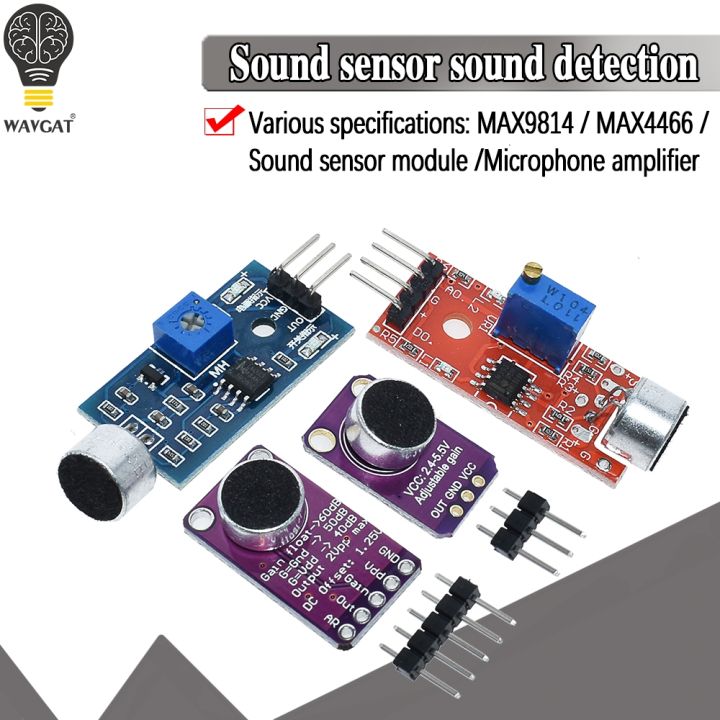 Selling Sound sensor module sound control sensor MAX4466 MAX9814switch ...