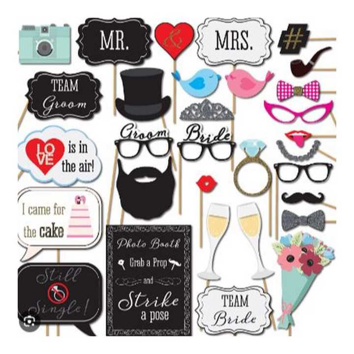 Ichhya Store Photo Booth Team Groom Props | Daraz.com.np