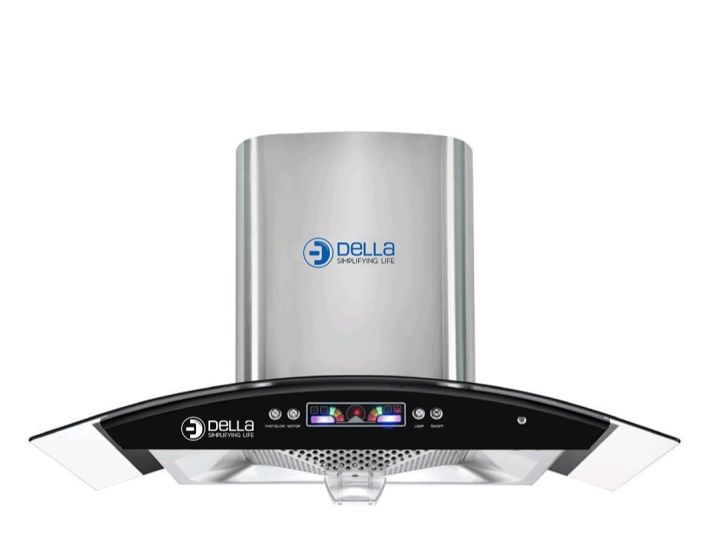 Della Hood NC8001, 90cm Push Button, Oil Collector - Silver | Daraz.com.np