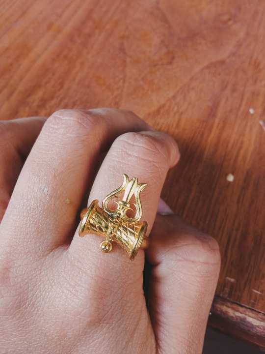 Panchadhatu Trishul Ring For Women (Best Gift For Girlfriend And Wife ...