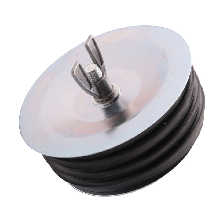 2pcs 4In Steel Mechanical Test Plug,Sturdy Sewer Cleanout Cap with ...