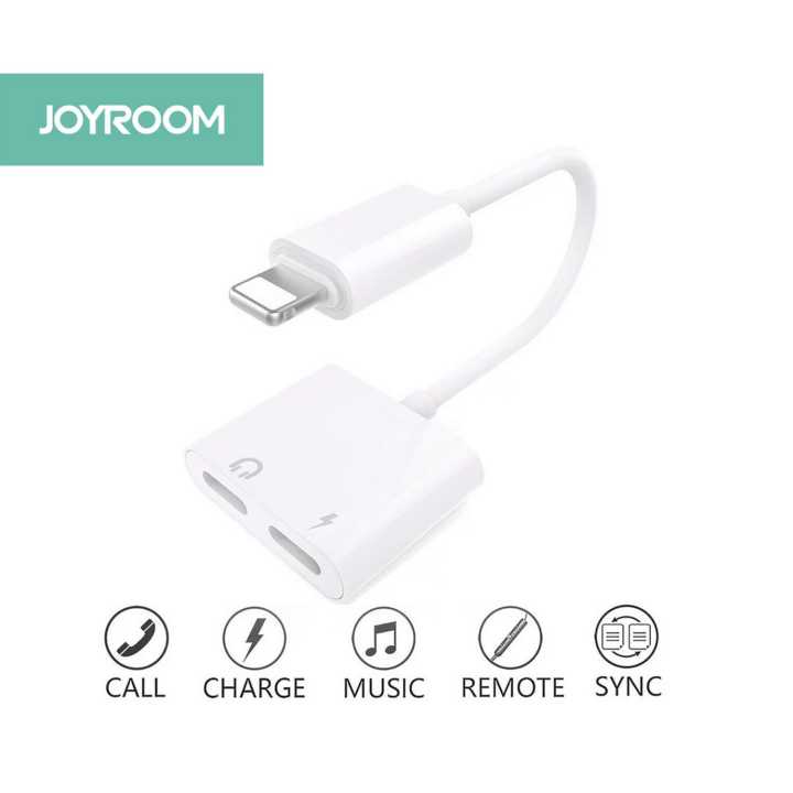 Original Joyroom S-Y104 Dual Lightning Connector Lightning Audio ...
