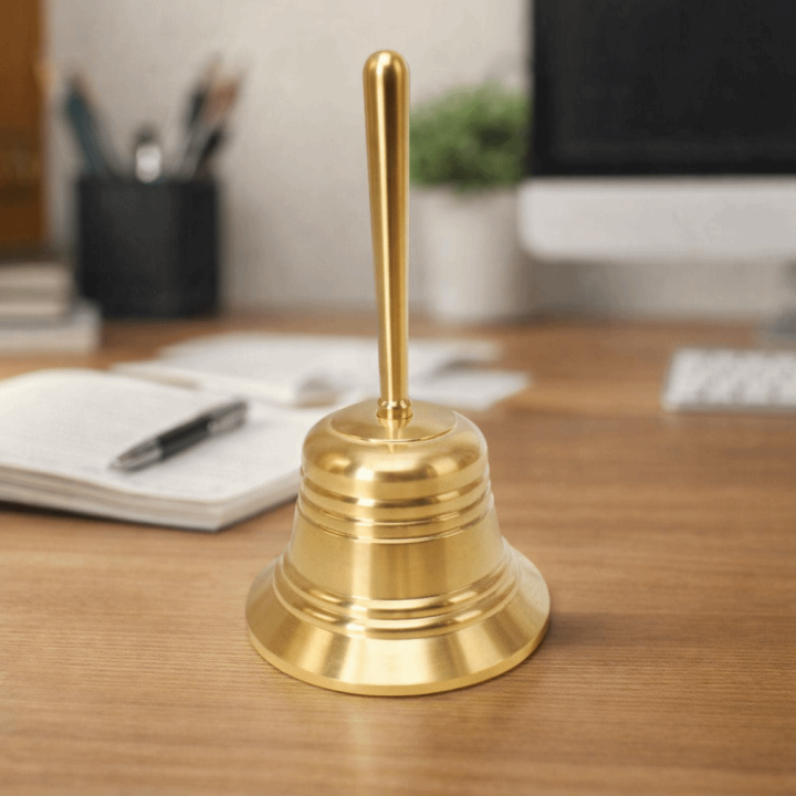 Handicrafts Sound-producing Solid Call Bell Polishing with Bell Clapper ...