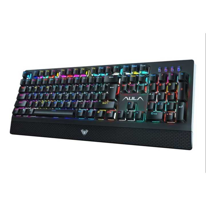 AULA S2018 RGB Gaming Mechanical Keyboard Wired Backlit Keyboard 104 ...