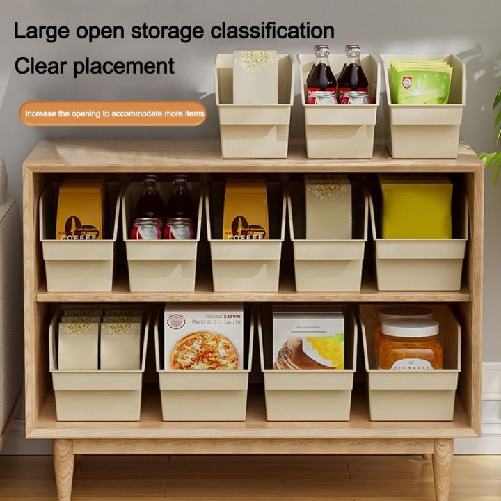 Durable Multifunctional Storage Box Oblique Mouth Desktop Organizer ...