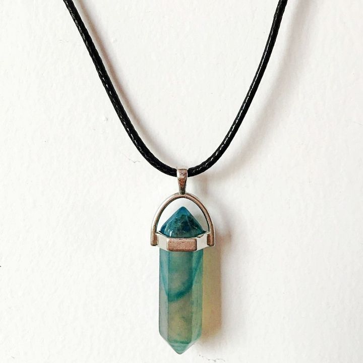 【VisioN Super Shop】Quartz Crystal Necklace -Chakra Reiki Healing ...
