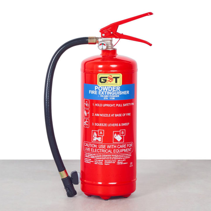 6 KG ABC TYPE FIRE EXTINGUISHERS, Mfg. Malaysia | Daraz.com.np