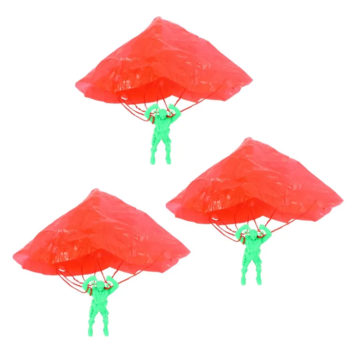 Kqueebee 3X Plastic Ejecting Parachute Toy Outdoor Hand Throwing ...