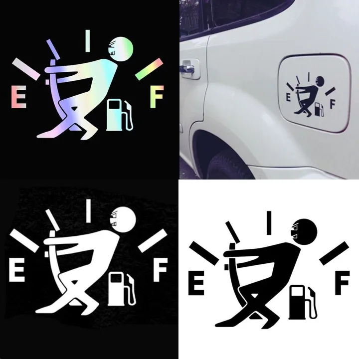 Universal High Gas Consumption Exterior Accessories Gage Empty Sticker ...