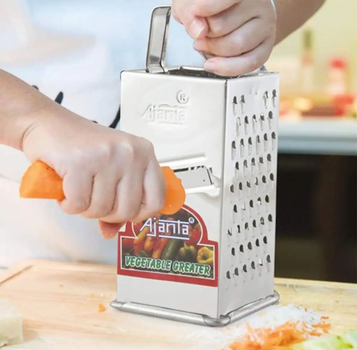 Stainless Steel Multi Purpose 4 in 1 Slicer And Grater | Rust Resistant ...
