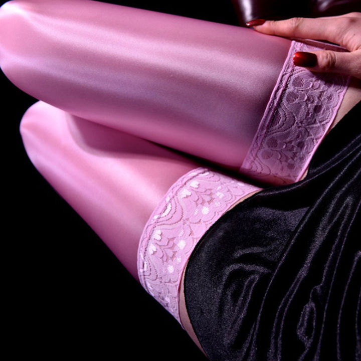 Luxury Socks compression stockings ladies over knee luster high thigh ...
