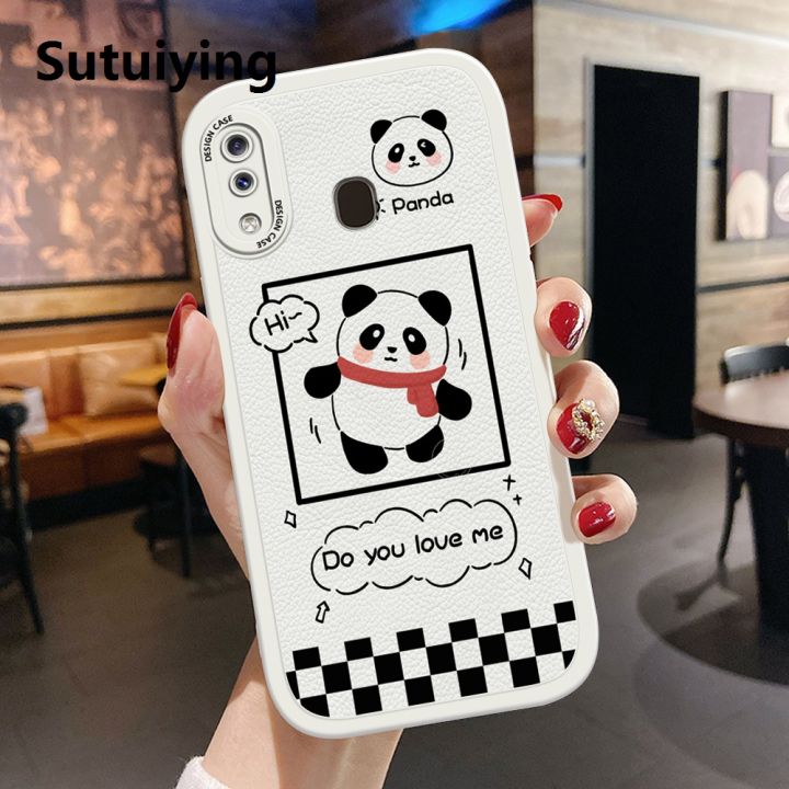 Sutuiying BILI for Samsung Galaxy A20 / A30 Cover Red Scarf Panda Lens ...